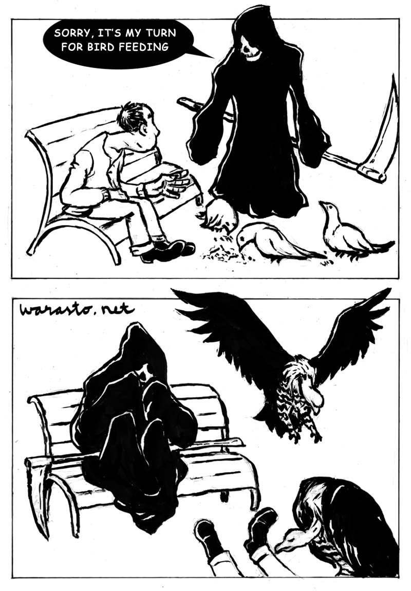 Comic Strip: Bird Feeding – Warastoons
